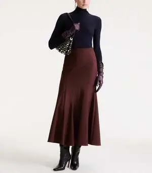 Marella Stretch-wool Mermaid Skirt