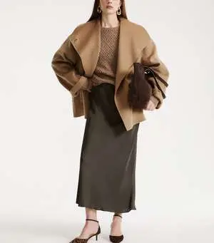 Marella Twill Pencil Skirt