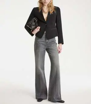 Marella Mid-rise Wide-leg Trousers