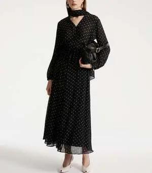 Marella Polka-dot Maxi Skirt