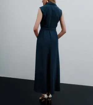 Marella Satin Sleeveless Envers Dress