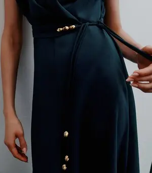 Marella Satin Sleeveless Envers Dress