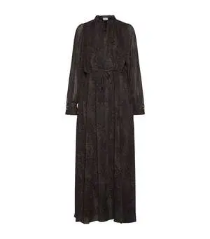 Marella Georgette Maxi Shirt Dress