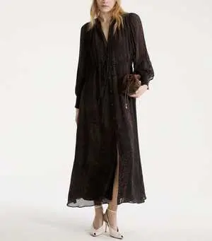 Marella Georgette Maxi Shirt Dress
