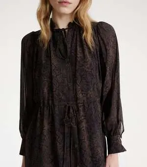 Marella Georgette Maxi Shirt Dress