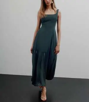 Marella Georgette Sleeveless Midi Dress
