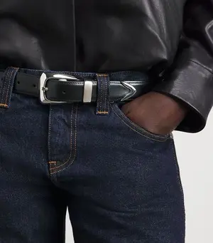 Khaite Leather Benny Belt