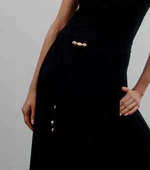 Marella Jersey Embellished Maxi Dress