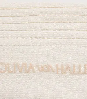 Olivia Von Halle Silk-cashmere-blend Spencer Socks - Ivory