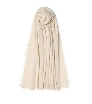 Marella Wool-cashmer-blend Scarf - Beige