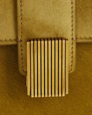 Khaite Blake Crossbody Bag - Golden Olive