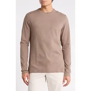 Robert Barakett Anderson Long Sleeve Geometric T-shirt - Sequoia