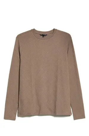 Robert Barakett Anderson Long Sleeve Geometric T-shirt - Sequoia
