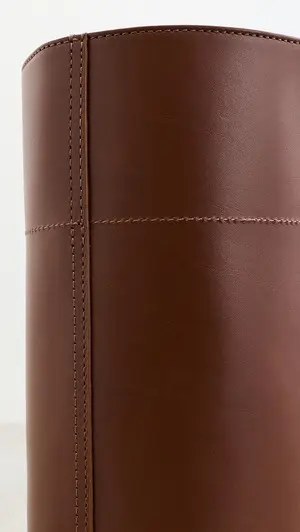 TWP Leather Bucket Bag - Cognac