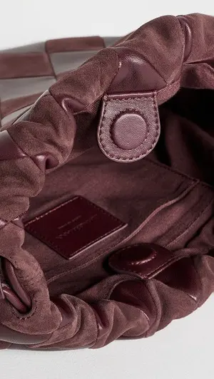Zimmermann Cloud 91 Suede And Leather Hobo Bag