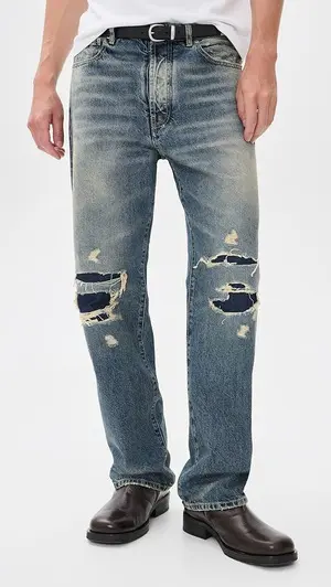 MAISON MARGIELA Distressed Denim Trousers - Super Used