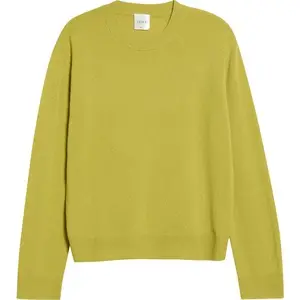LESET Jesse Wool Crewneck Top - Chartreuse