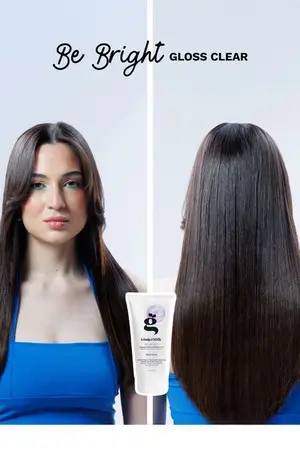 GINGER MILK NATURAL CARE Frizz Control Pre Shampoo And Gloss Set