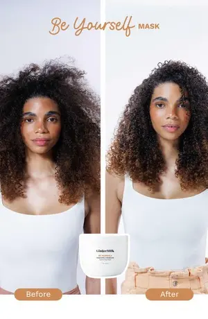 GINGER MILK NATURAL CARE Hydrating Curl Defining Deep Conditioning Hair Mask