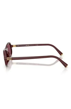 Miu Miu 55mm Irregular Sunglasses