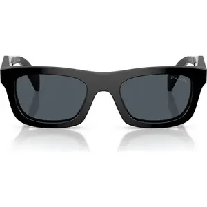 Prada 53mm Pillow Sunglasses - Black/dark Grey