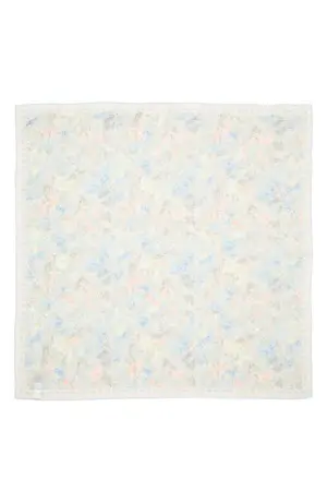 Alexander McQueen Floral Scarf - Acqua