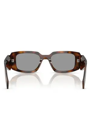 Prada 51mm Rectangular Sunglasses