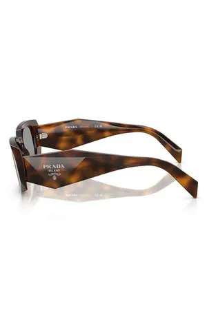 Prada 51mm Rectangular Sunglasses