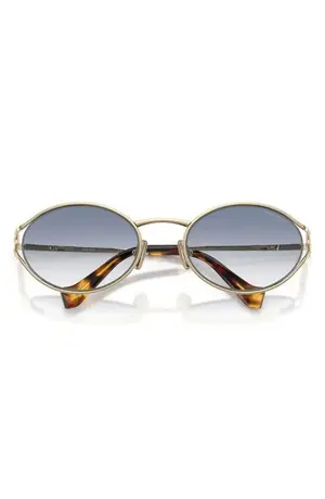 Miu Miu 54mm Gradient Oval Sunglasses