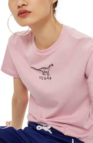 Topshop By Tee & Cake Vegan Dino T-shirt