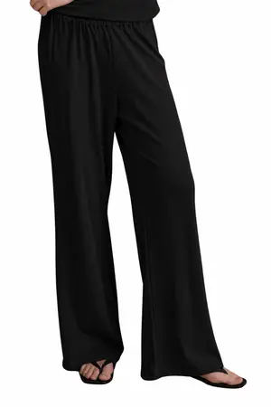VIR VITA Hilda Pointelle Pant - Black