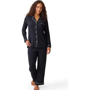 KINDRED BRAVELY Clea Long Sleeve Pajama Set Black