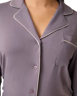 KINDRED BRAVELY Clea Long Sleeve Pajama Set - Granite