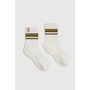 FRAISE Triple Striped Crew Grip Socks - Moss