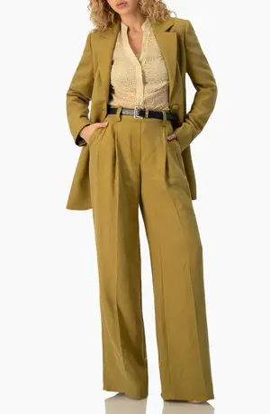 IVONNE Two-button Single-breasted Fitted Tailored Blazer