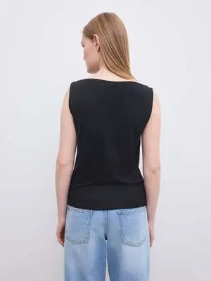HOUSE OF DAGMAR Square Neck Top