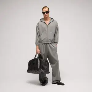 Gucci Cotton Cashmere Jersey Zip Jacket - Grey