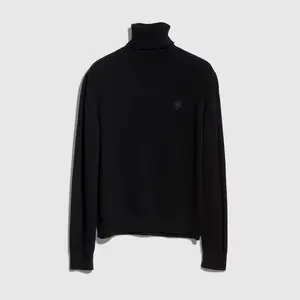 Gucci Knit Cashmere Turtleneck With Embroidery