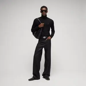 Gucci Knit Cashmere Turtleneck With Embroidery