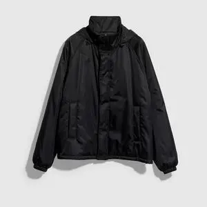 Gucci Nylon Gabardine Zip Jacket With Embroidery