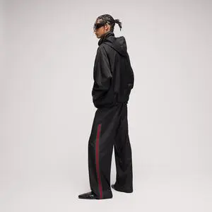 Gucci Nylon Gabardine Zip Jacket With Embroidery