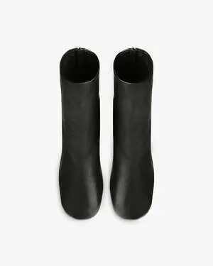 JUDE Floor Ankle Boot In Leather