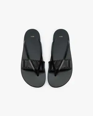 JUDE Helena Flat Leather - Black
