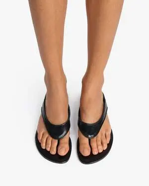 JUDE Rue Sandal Leather - Black