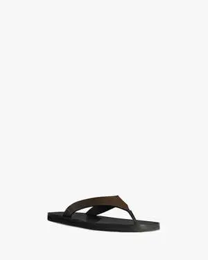 JUDE Vermelho Flat Mocha Leather
