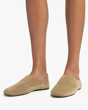 JUDE Floor Slipper Suede Leather