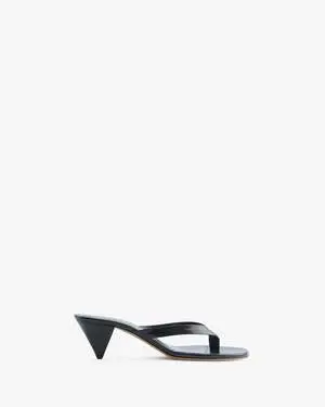 JUDE Rooty Sandal Leather - Black