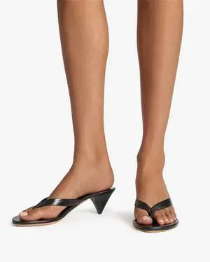 JUDE Rooty Sandal Leather - Black
