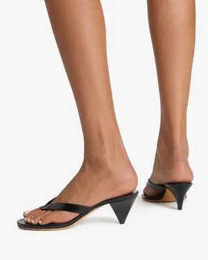 JUDE Rooty Sandal Leather - Black