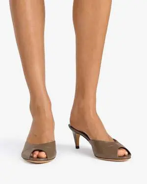 JUDE Cave Mule Clay Leather - Brown
